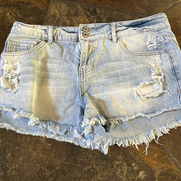 True Craft | Shorts | True Craft Ripped Jean Shorts | Poshmark